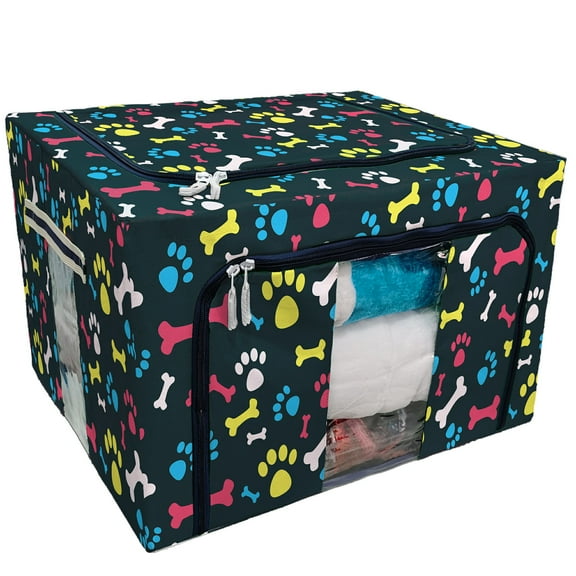 ABPHQTO Halloween Black Cats Friday 13 Storage Bag Clear Window Storage ...