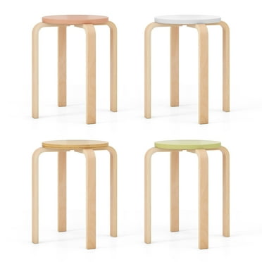 Emma + Oliver Plastic Nesting Stack Stools-Classroom/Home, 11.5"Height ...