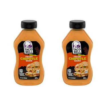 Taco Bell Creamy Chipotle Sauce, 12 fl oz Bottle - Walmart.com
