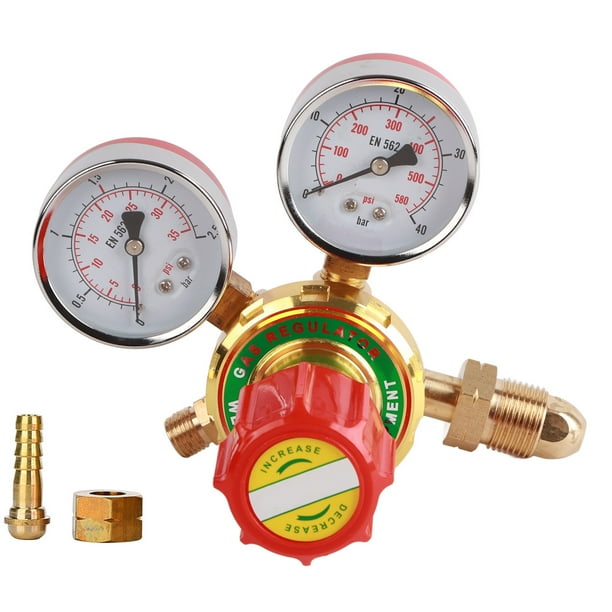 Gas Pressure Reducer,WX YQE‑03 /60 Acetylene Acetylene Pressure Gauge ...