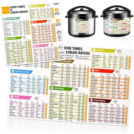 Instant Pot Magnetic Cheat Sheet, Pressure Cooker Magnet, Air Fryer A ...