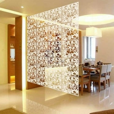 12/24pc Hanging Room Divider PVC Screen Panels Living Room Bedroom ...