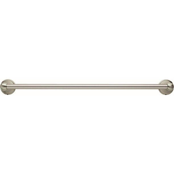Delta Crestfield Satin Nickel Towel Bar 24 In L Die Cast Zinc