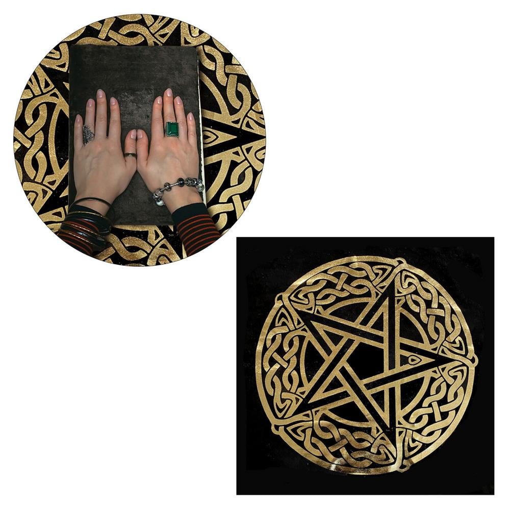 Tohuu Tarot Cloth Square Alter Cloths Witchcraft Deerskin Velvet Black ...