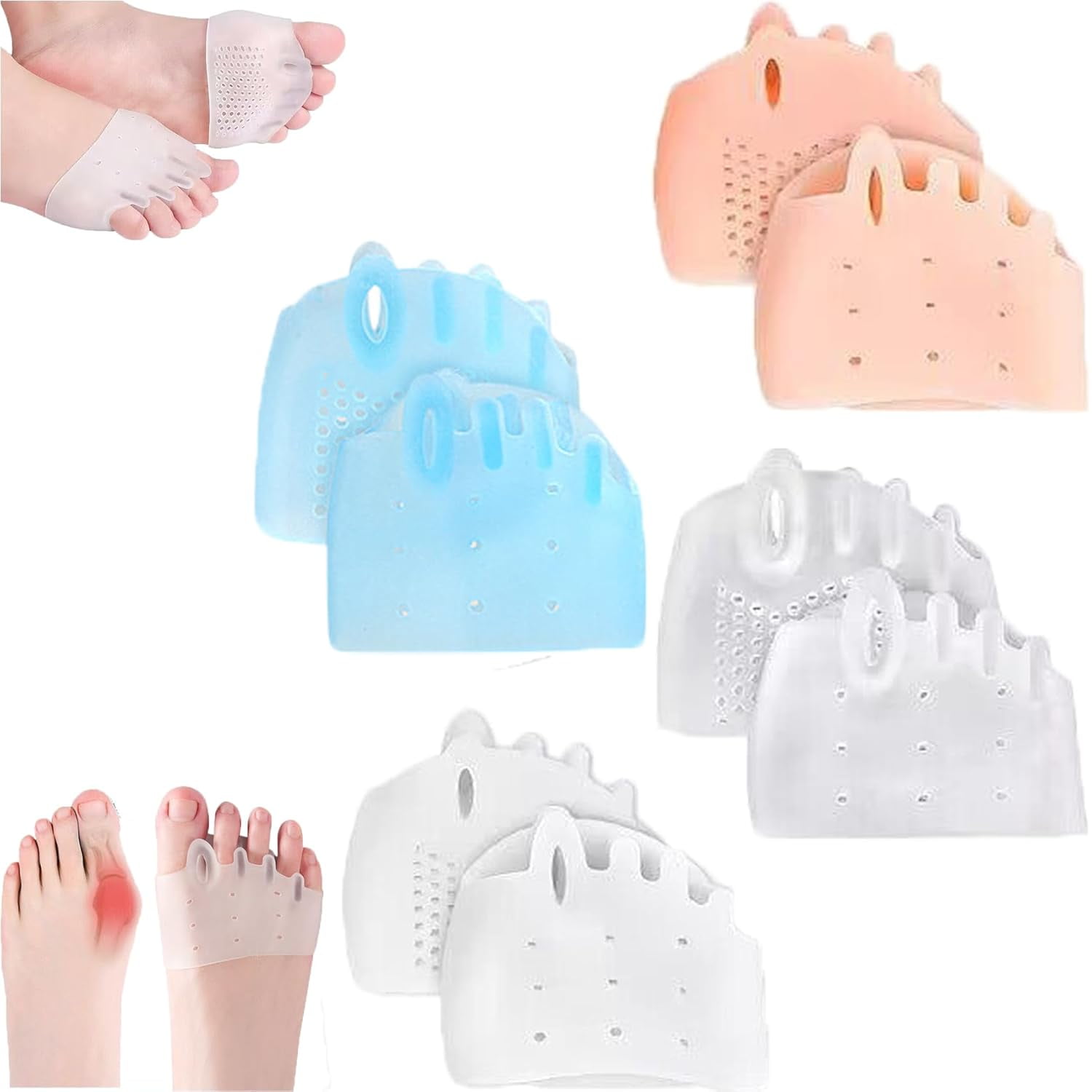Click here for Xmwbd Hyggear Silicone Toe Separators For Women  2... prices