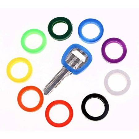 Mini Skater 9 Pcs Plastic Key Caps Tags PVC Key Identifier Coding ...