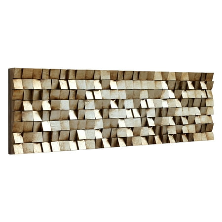 Empire Art Direct Textured 2 Metallic Hand Painted 3D Rugged Wooden ...