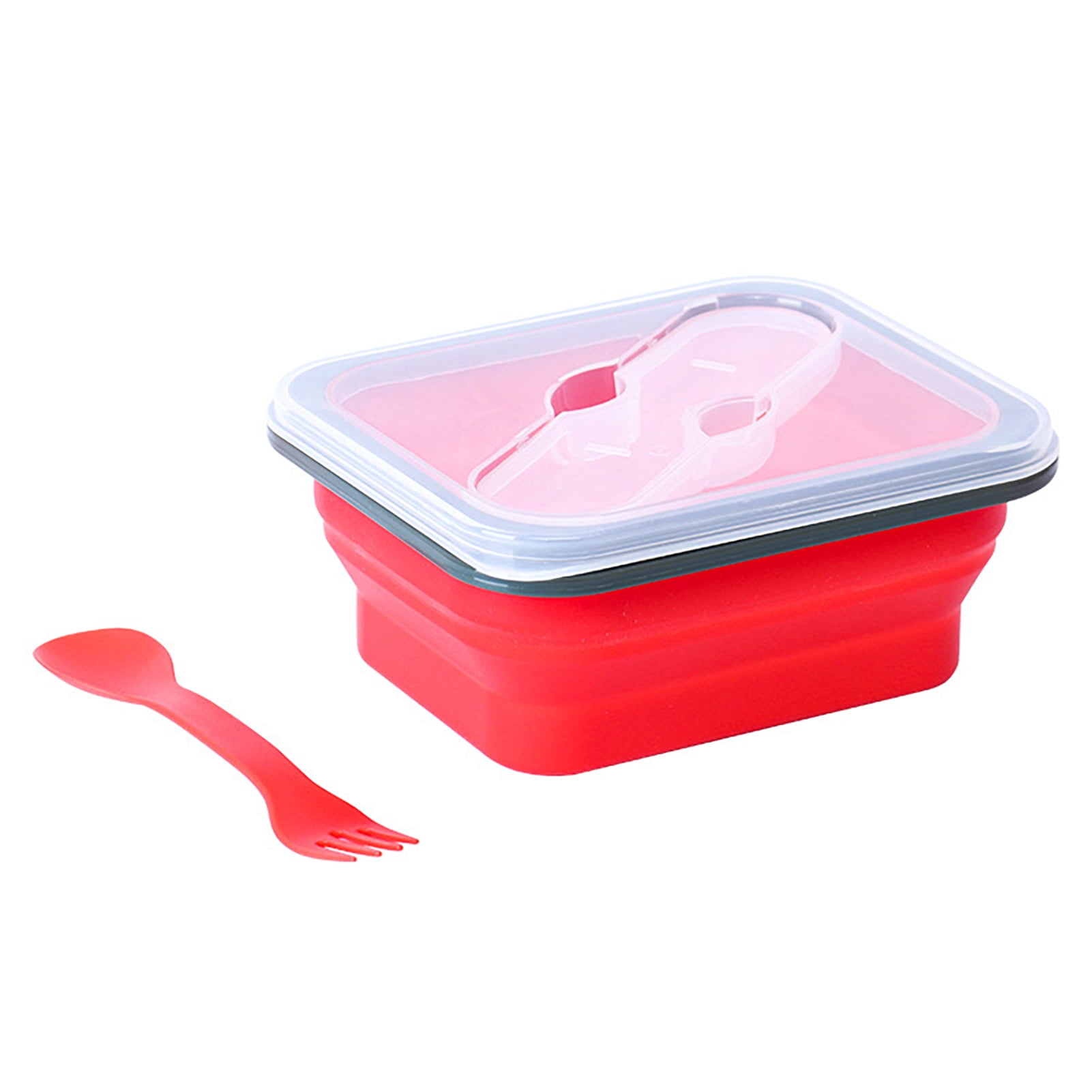 FaLX Foldable Lunch Box Set - 1 Set, 600/700ml, Microwaveable, Silicone ...