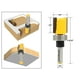 Yonico 3/4" Diameter Flush Trim Template Router Bit - 1/4" Shank ...