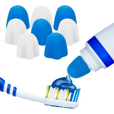 8 Pieces Silicone Toothpaste Cap, Toothpaste Squeezer Cover No Dirt No ...