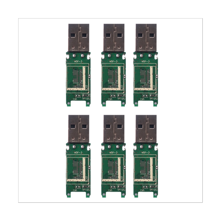 6Pcs USB 2.0 EMMC EMCP Adapter 162 186 PCB Main Board Module Without ...