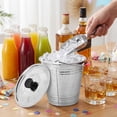 3 Pack 4L Stainless Steel Ice Buckets with Handle and Lid, Party and ...