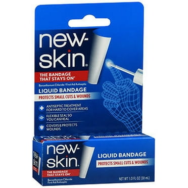 New-Skin Liquid Bandage, Waterproof Bandage for Scrapes and Minor Cuts ...