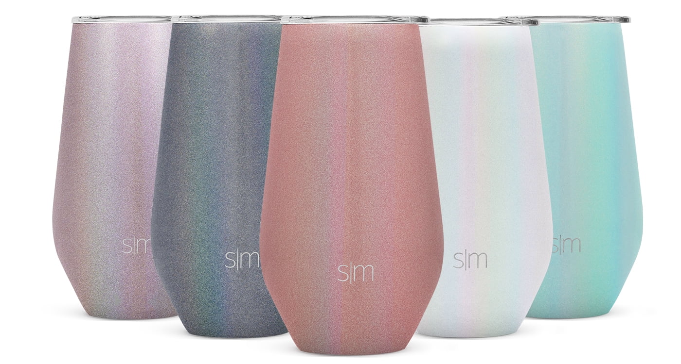 Simple Modern Spirit 16oz Wine Tumbler Glass with Lid - Vacuum Coffee ...