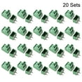 2-Pin 5.08mm Pitch Right Angle PCB Screw Terminal Block Connector 20Sets - Walmart.com