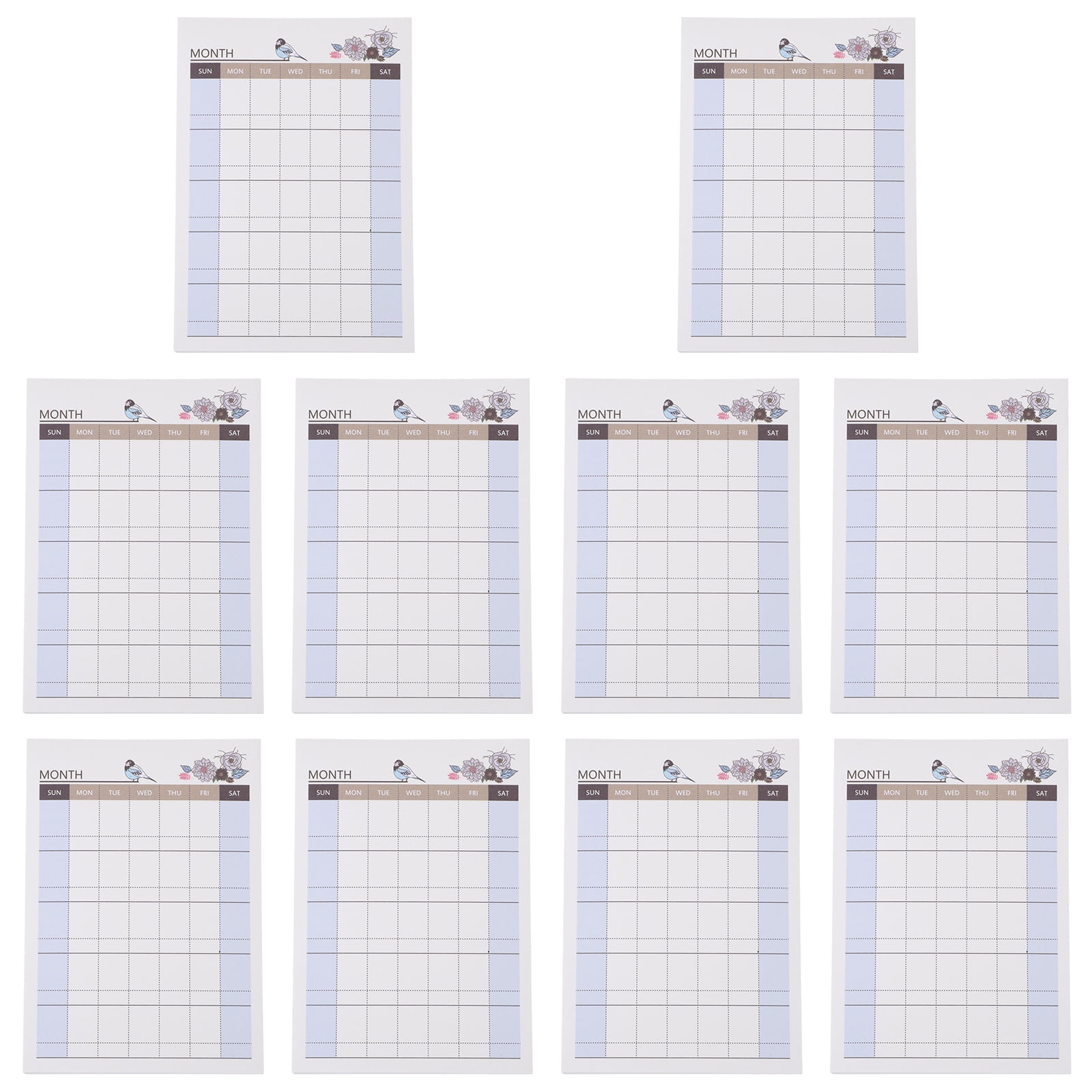 10pcs Plan escribiendo notas de notas de notas de notas para ...