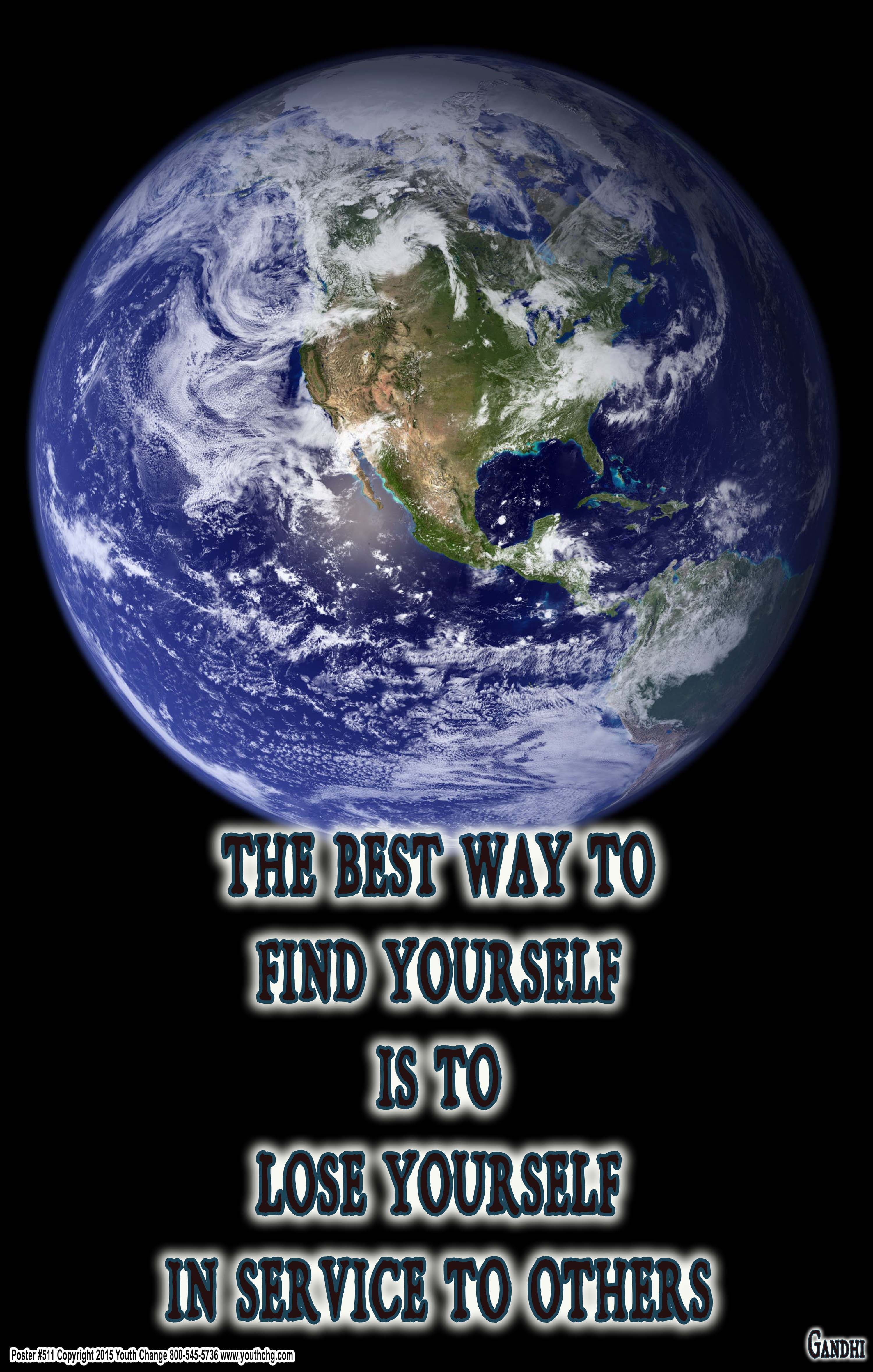 Youth Change Poster #511 Classroom Poster Inspires Service to Others ...