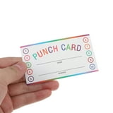 50 Sheets Behavior Punch Cards Reward Punch Cards Behavior Incentive ...