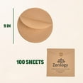 9 Inch Parchment Paper Rounds (100 Sheets) - Unbleached, Pre-cut, High ...