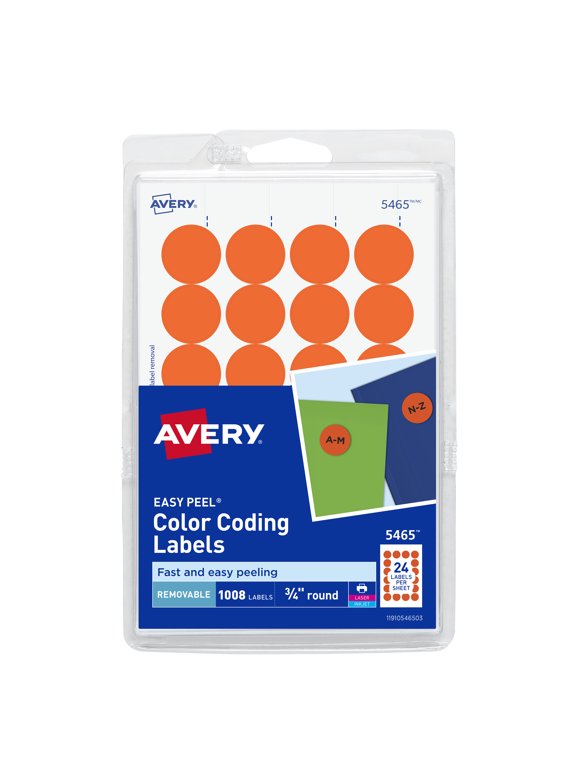 Color Coding Labels in Labels - Walmart.com
