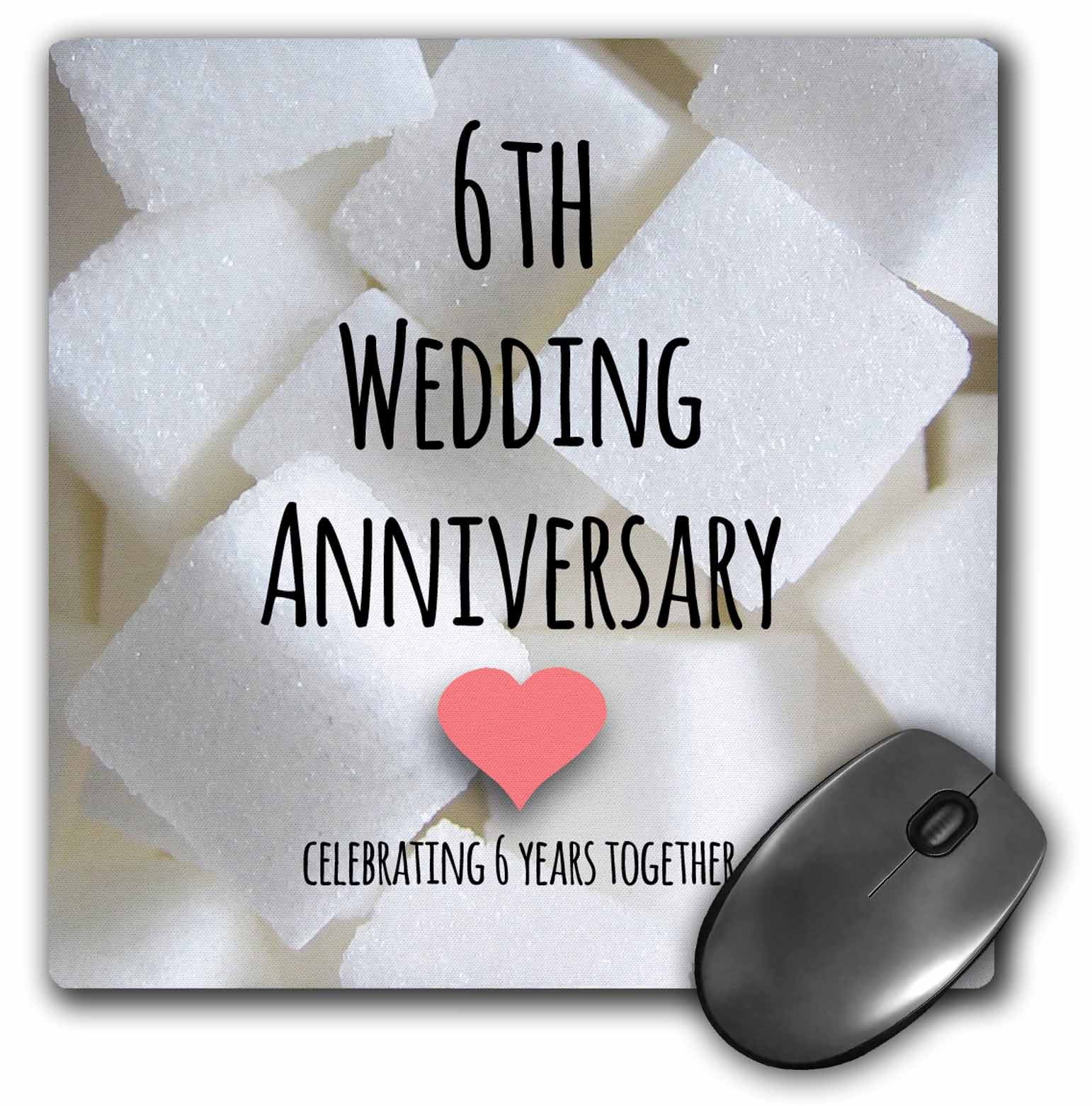3dRose 6th Wedding Anniversary Gift Sugar Celebrating 6 3dRose 6th Wedding Anniversary Gift Sugar Celebrating 6