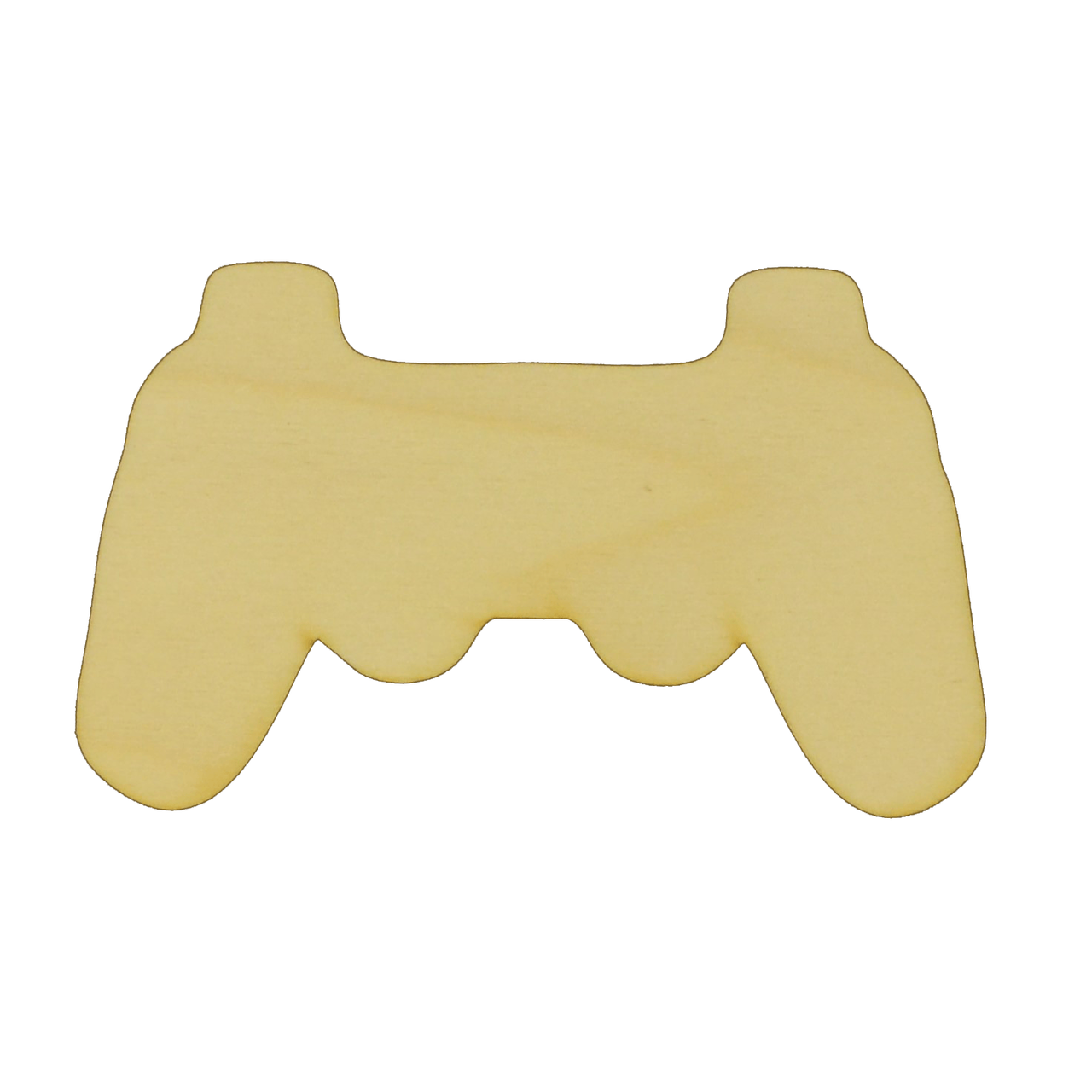Unfinished Video Game Controller Wood Cutout (1/8" Thickness, Small 5 ...