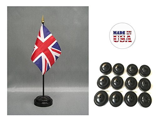 Box of 12 United Kingdom (British) 4"x6" Miniature Desk & Table Flags ...