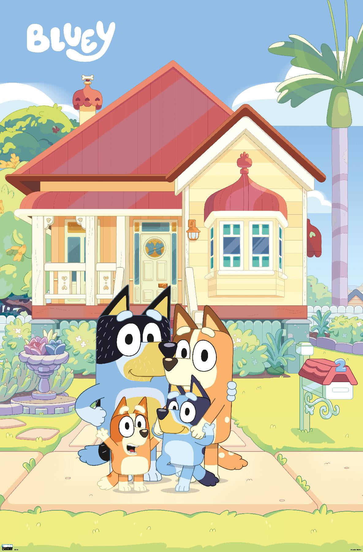 Bluey - Family Wall Poster, 22.375" x 34" - Walmart.com