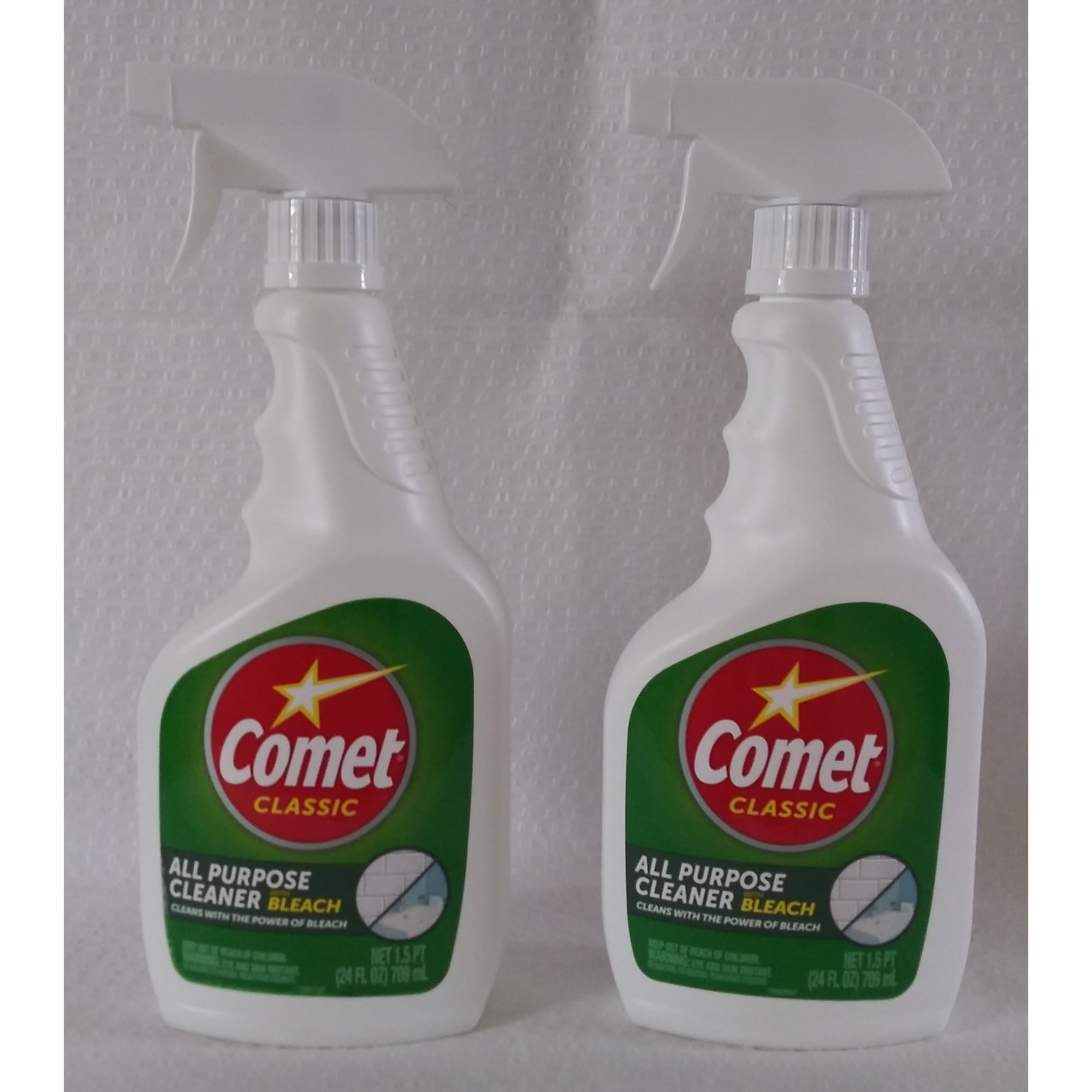 Comet Classic All Purpose Cleaner with Bleach - (2-Pack) 24oz x 2 ...