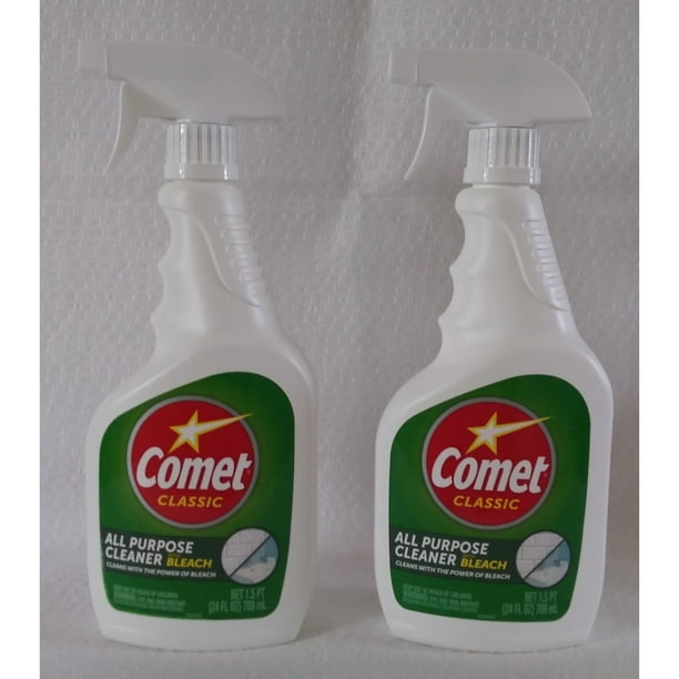 Comet Classic All Purpose Cleaner with Bleach - (2-Pack) 24oz x 2 ...