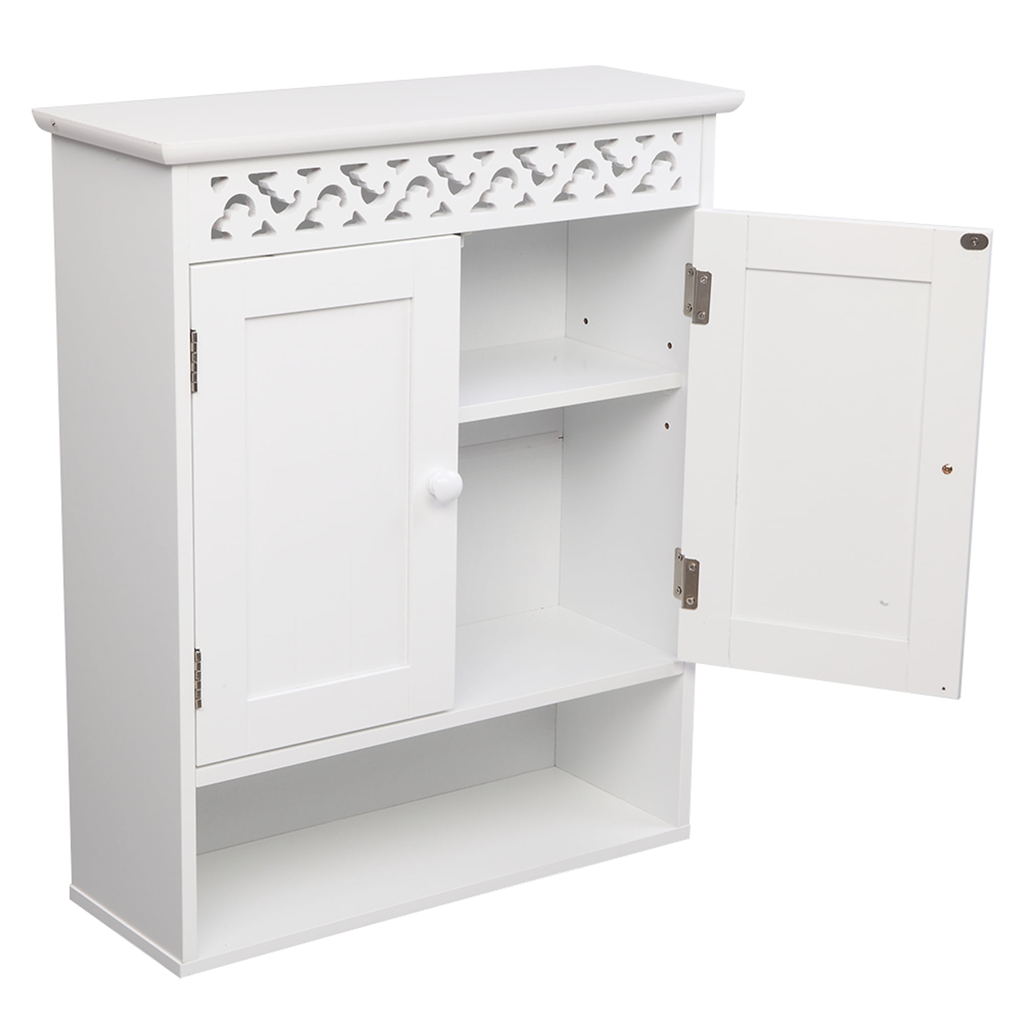 Bathroom Storage Cabinet with Doors, SYNGAR Wall Mounted Bathroom ...