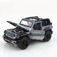 1/36 scale diecast off-road car, 4 doors openable toy car, metal ...