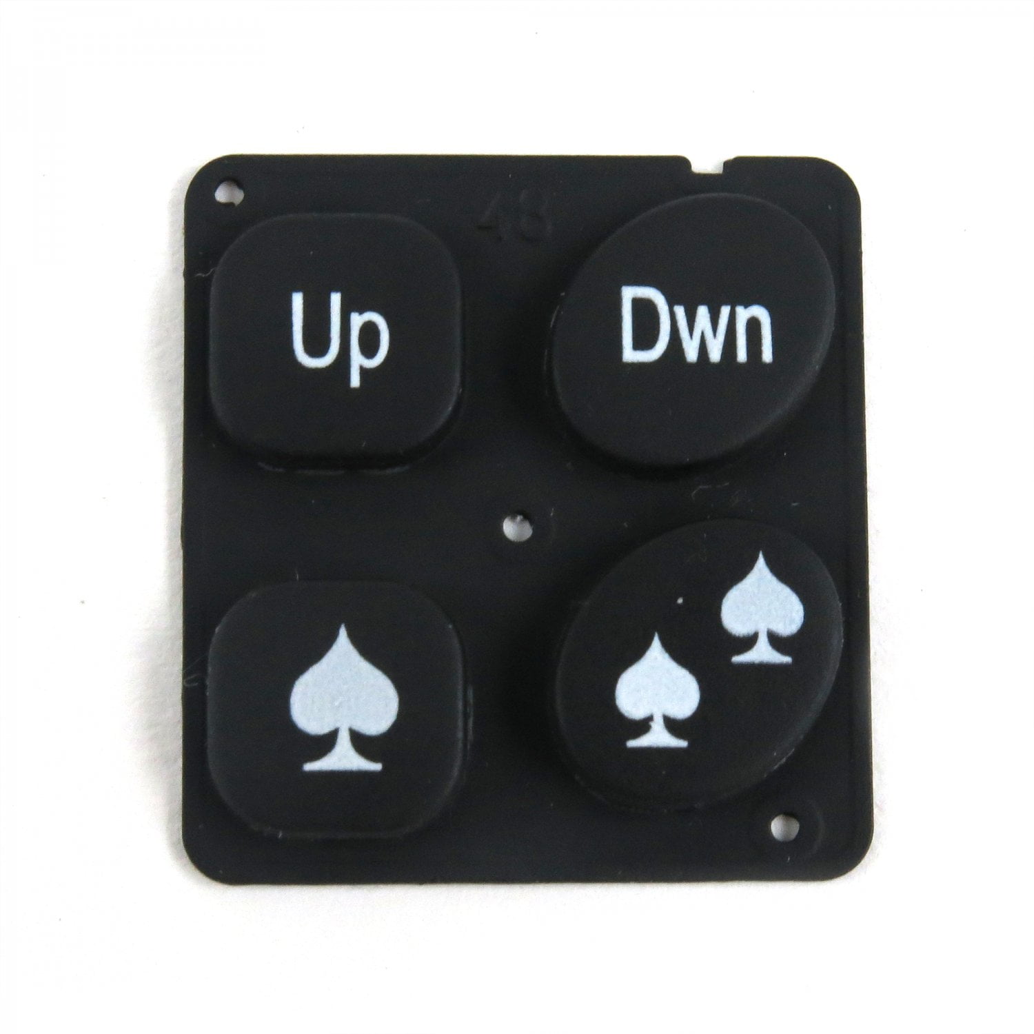 up/down remote button pad with spades accessories hotrod mac brass ...