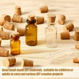 50Pack Small Replacement Cork Stoppers, Wooden Tapered Plugs for Wine ...