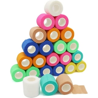 Coban Self-Adherent Wrap 1584, 4 Inch x 5 Yard, Box of 18, Tan ...