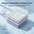 Microfiber Cleaning Cloth – 9 Pack 10"x10" Absorbent Kitchen Towels ...