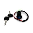 2 Wire Ignition Key Switch With 2 Keys For Electrical Scooter Moped ...