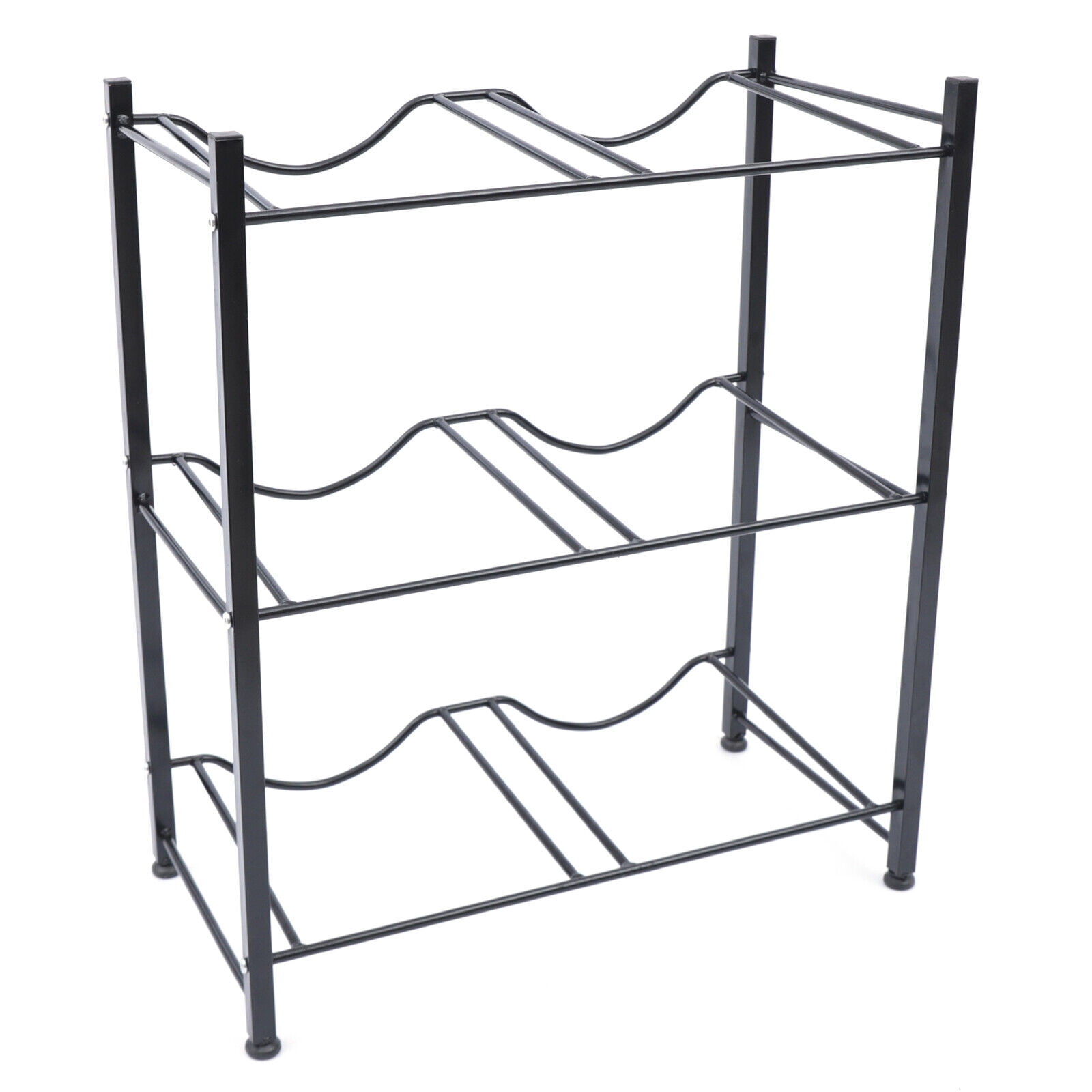 MIDUO Heavy Duty 3-Tier Water Rack Bottle Holder Storage Rack Organizer ...