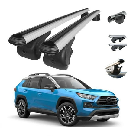 Roof Rack Cross Bars Carrier Bar Silver For Toyota RAV4 Adventure 2019 ...