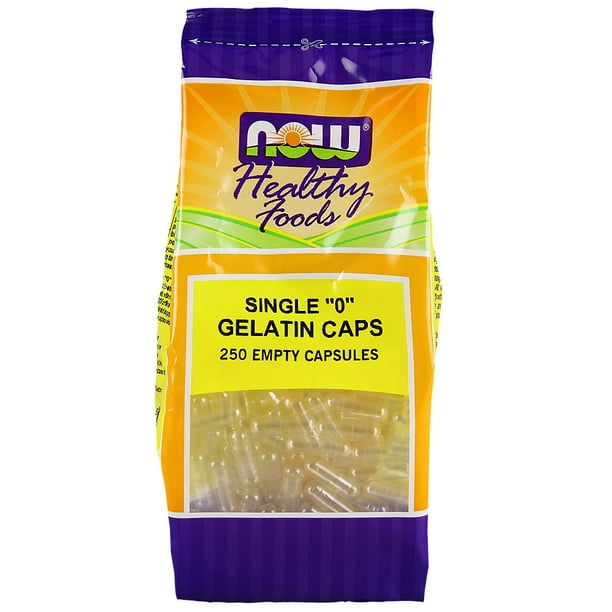 Single 0 Empty Gelatin Capsules (250 Capsules) - Walmart.com