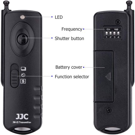 JJC Radio Wireless Remote Control for Canon EOS Rebel T6 T7 T5 T8i T7i ...