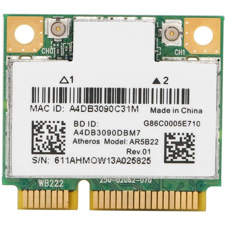 Dual Band Mini PCI-E Network Card, 2.4/5GHz WiFi 802.11ac Laptop Mini ...