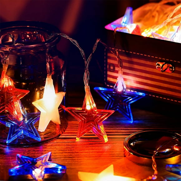 Red White Blue Led Lights