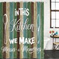 60x72 Inch Shower Curtains for Bathroom, Spoon Knife Kitchen Fabric ...