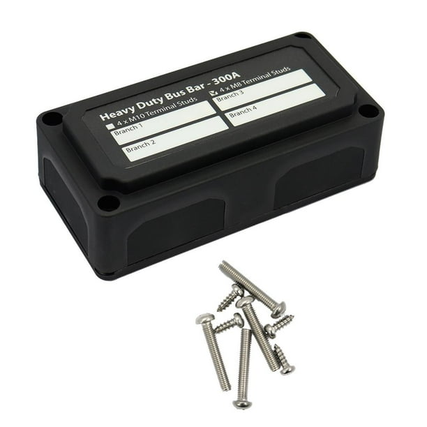 koolsoo Bus Bar Power Negative Distribution Box Terminal Block 12v-24v ...