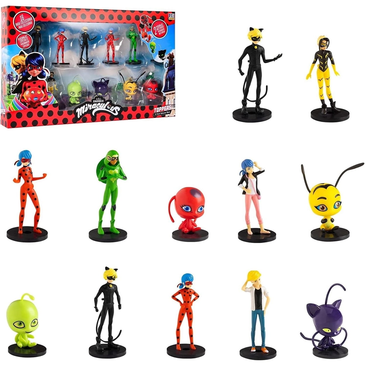 Miraculous Ladybug Pencil Toppers 12pk Rena Rouge Character Favors ...