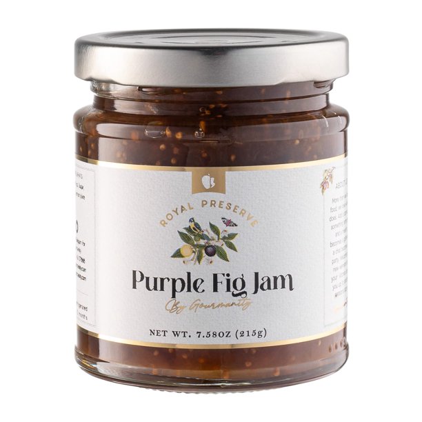 Gourmanity Royal Preserve Fig Jam, Purple Fig Jam Spread, 7.58oz /215gr ...