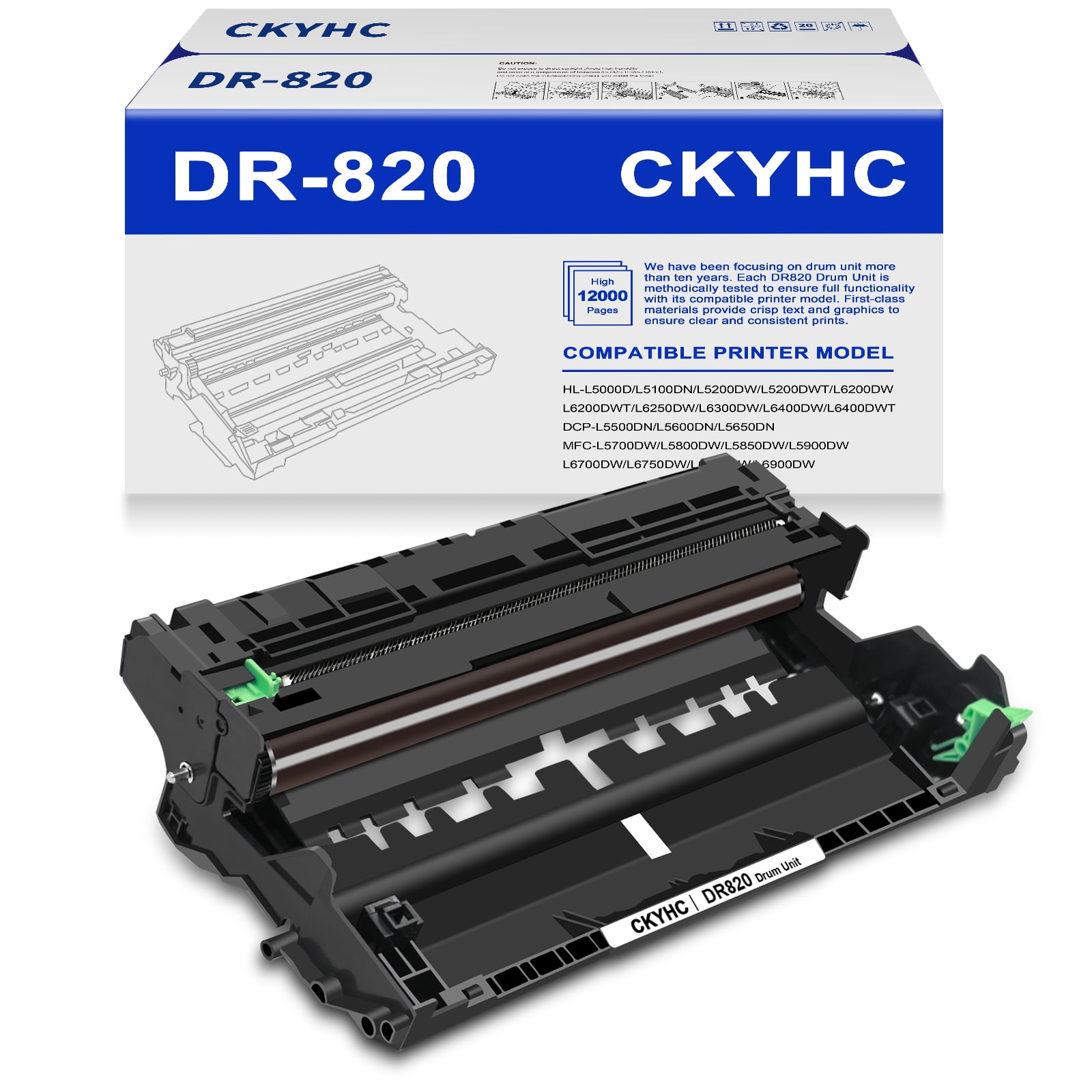 Compatible Drum Unit Replacement for Brother DR820 DR-820 DR 820 Drum ...