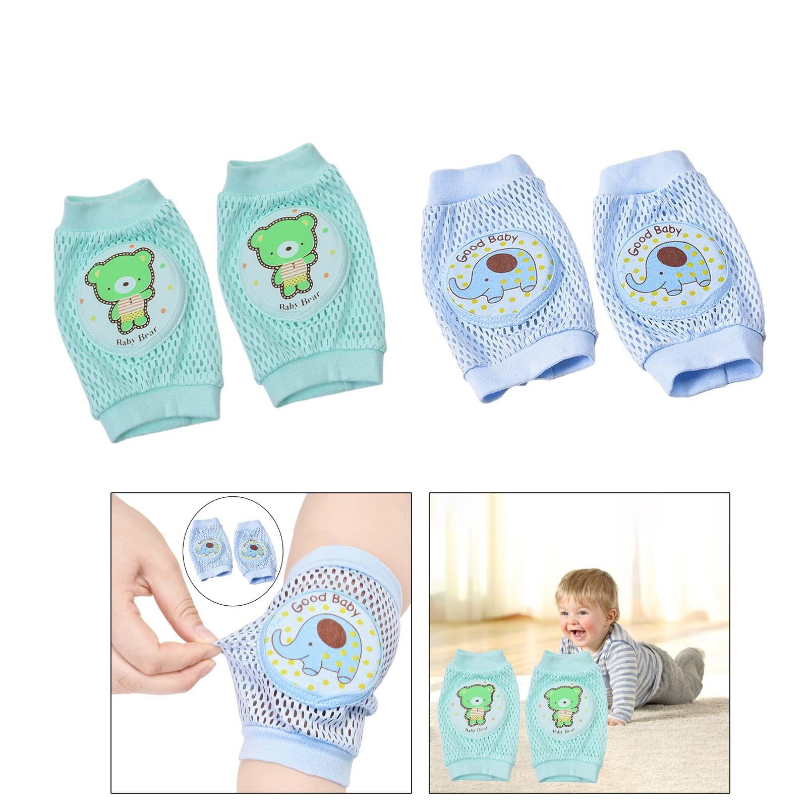 2 rodilleras para gatear para bebés, calentadores de piernas para bebés ...