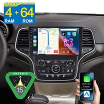9" Android 14 Car Stereo 2+64GB Radio for Toyota Prius 2010-2015 with ...